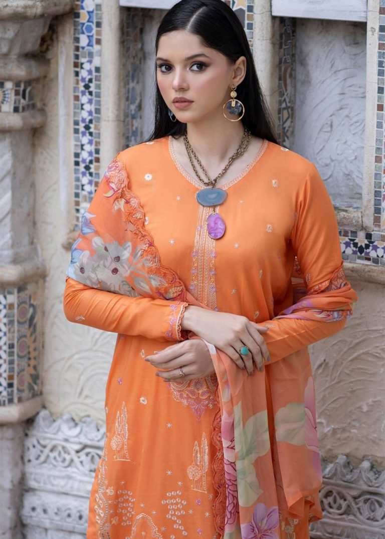 GullJee Lawn Sale: Ba Dastoor Luxury Embroidered Collection